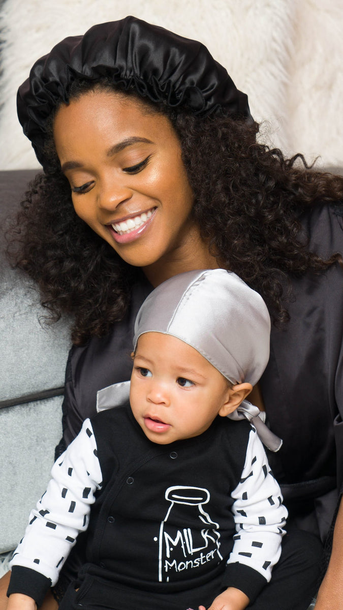 Baby Boyz Grey Durag – Before Bed Headz